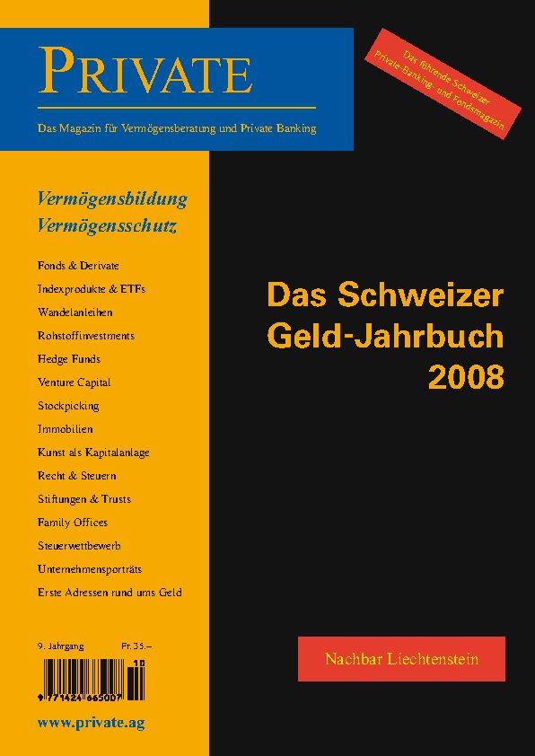 Private-Magazin 4/2008 - Private